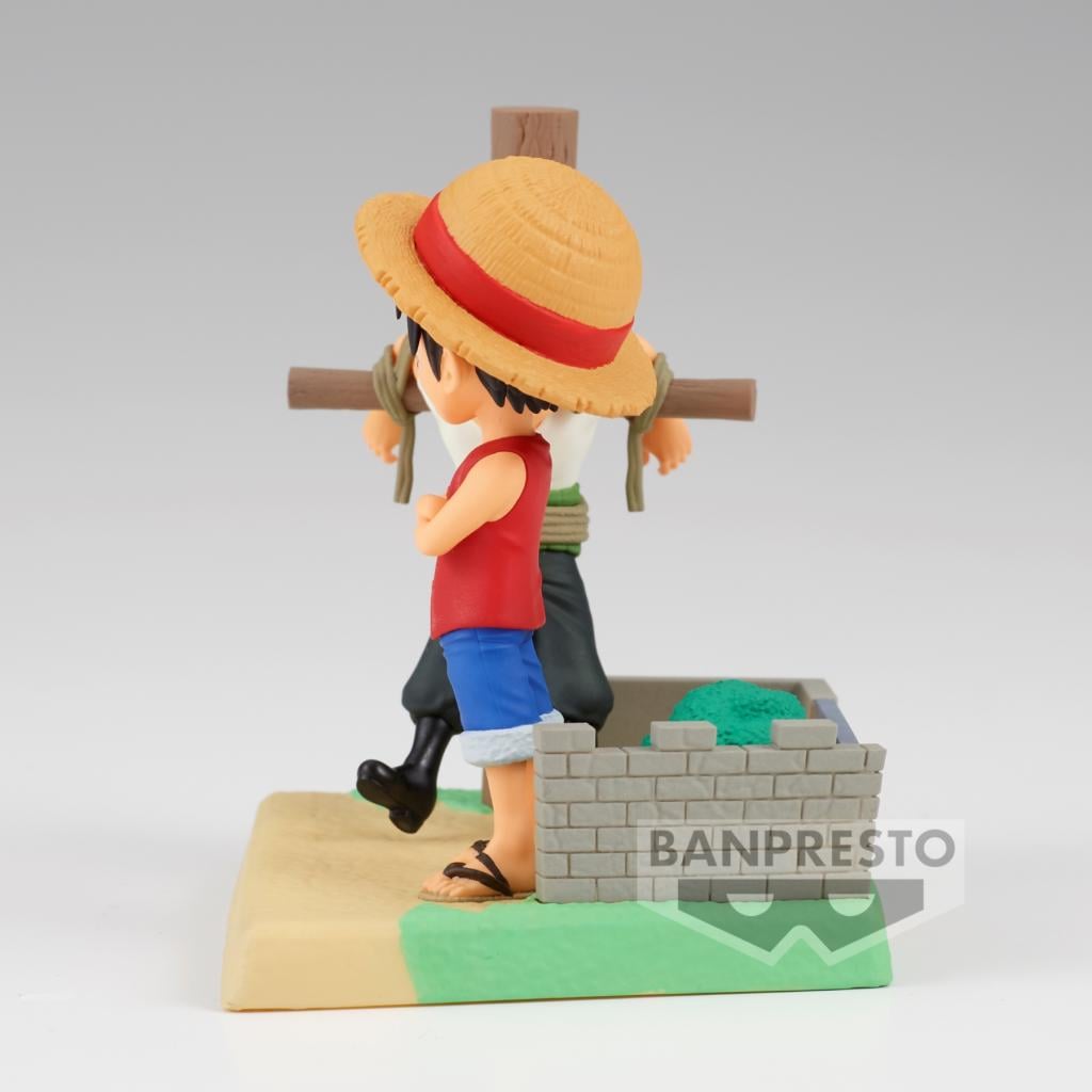 ONE PIECE - Luffy & Zoro - Figure WCF-Log Stories 7cm : ShopForGeek.com ...