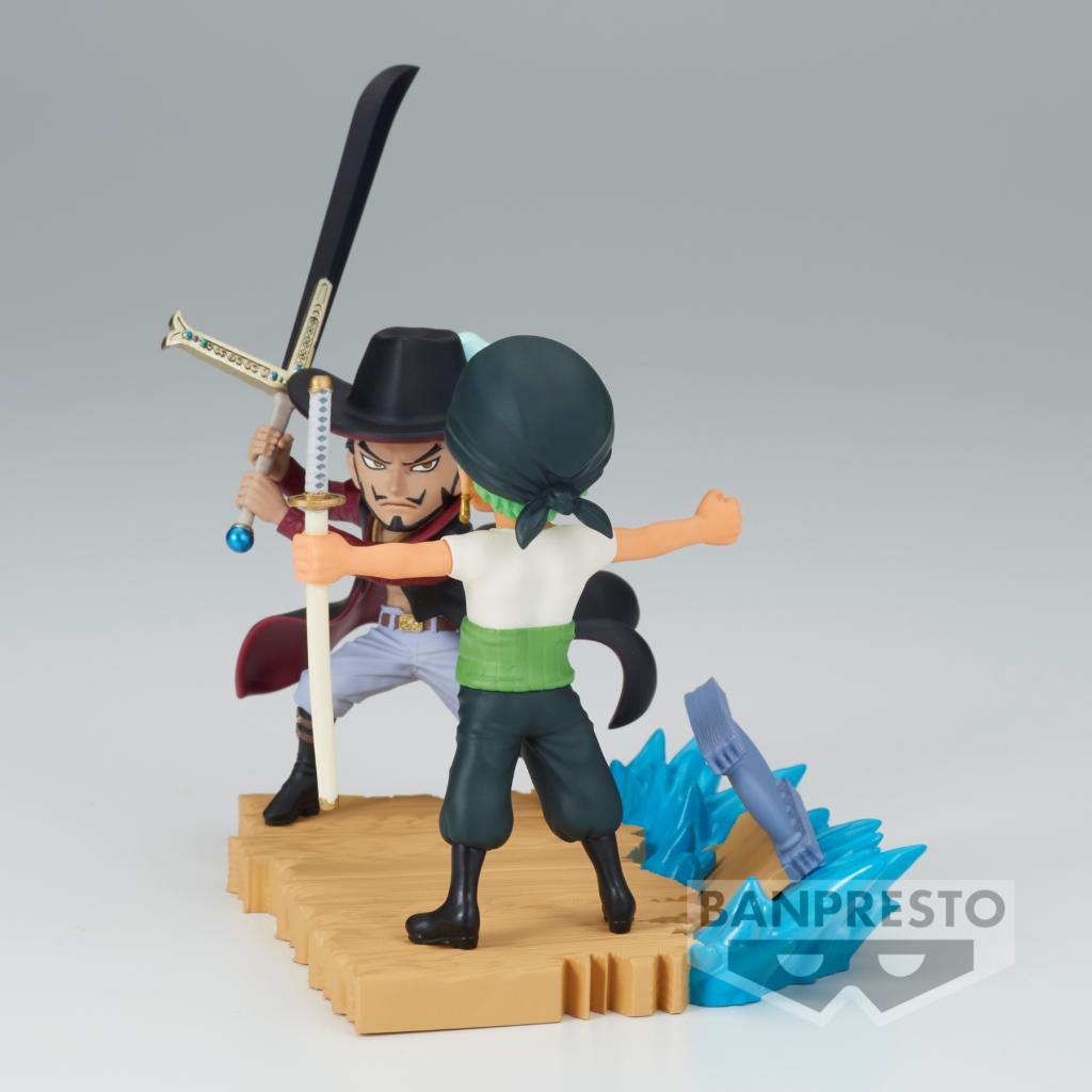 ONE PIECE - Zoro VS Mihawk - Figurine WCF Log Stories 7cm : ShopForGeek ...