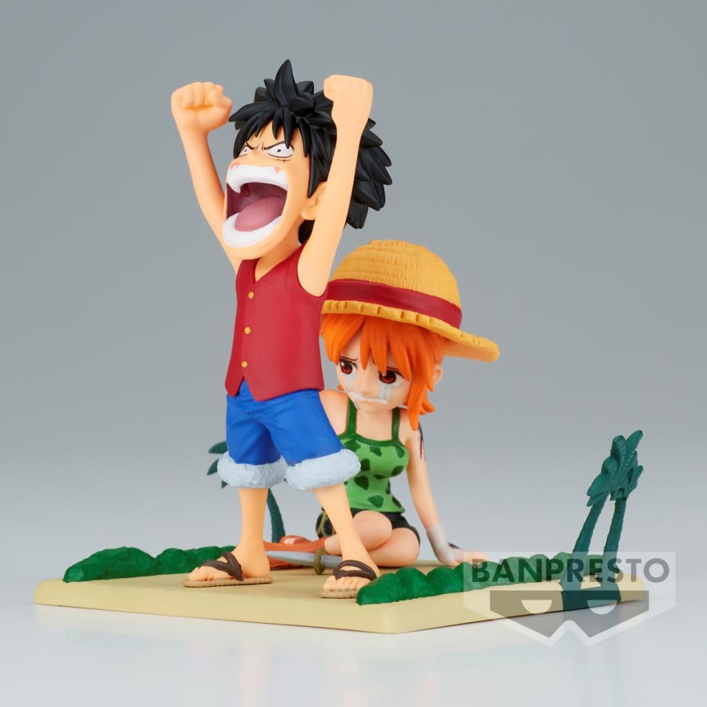 ONE PIECE - Luffy & Nami - Figure WCF-Log Stories 7cm : ShopForGeek.com ...