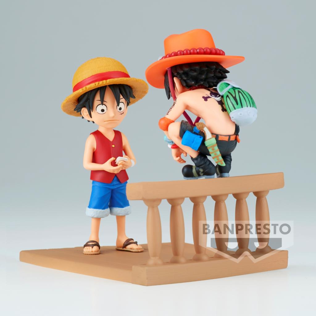 ONE PIECE - Luffy & Ace - Figurine WCF Log Stories 8cm : ShopForGeek ...