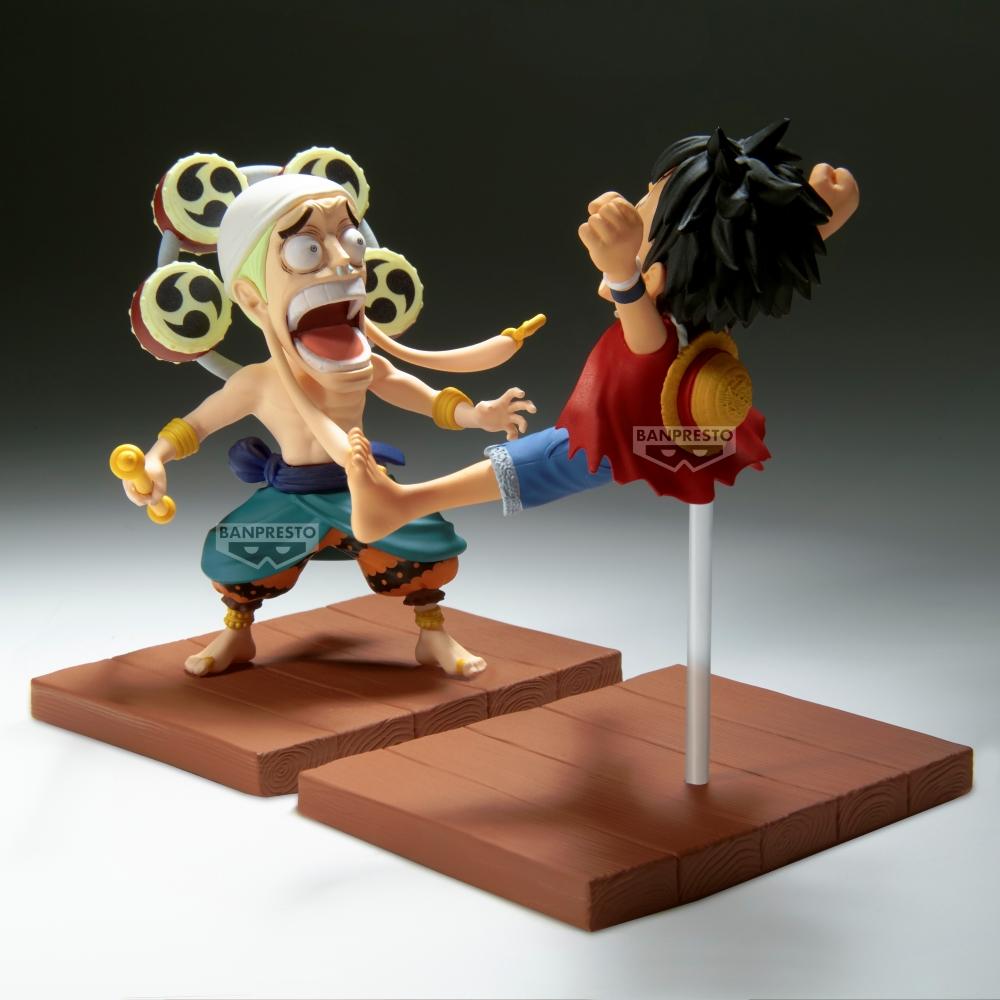 ONE PIECE - Luffy & Enel - Figure WCF-Log Stories 7cm : ShopForGeek.com ...