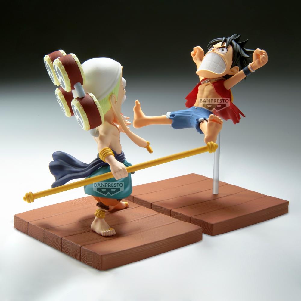 ONE PIECE - Luffy & Enel - Figure WCF-Log Stories 7cm : ShopForGeek.com ...