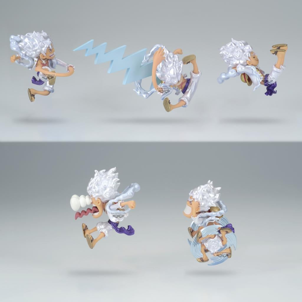 ONE PIECE - WCF Luffy Gear 5 Metallic - Assortiments 12 Figurine 7cm ...