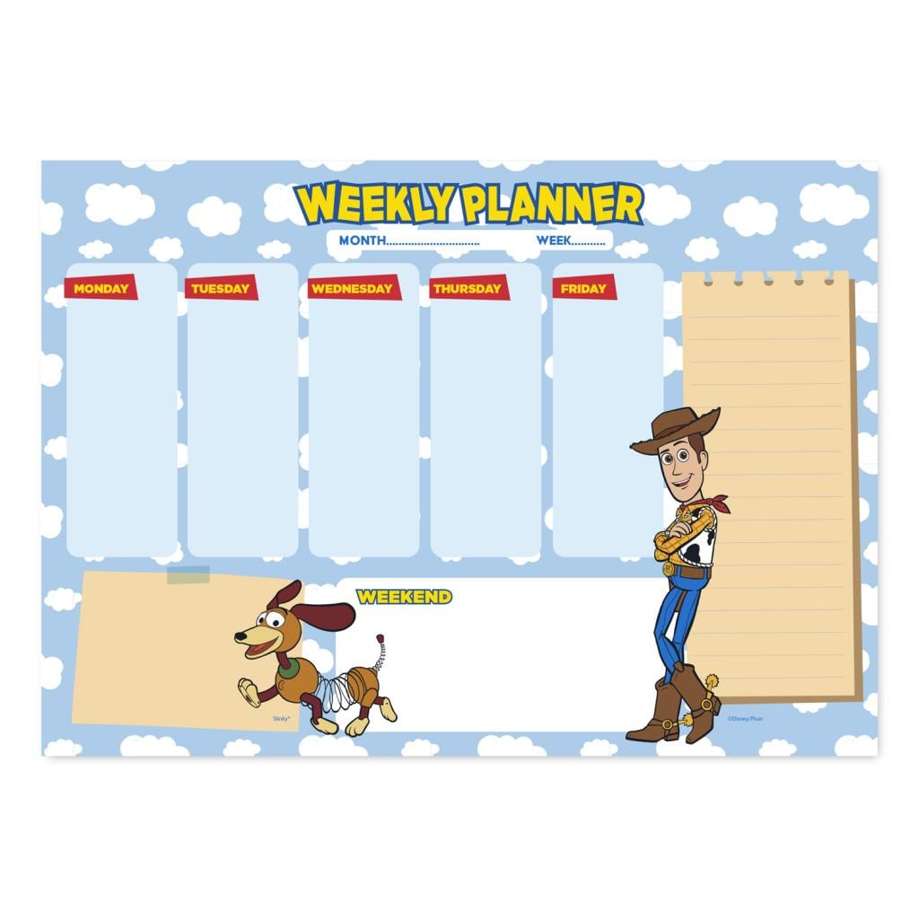 TOY STORY - Weekly Planner - A4 Bloc Note : ShopForGeek.com: Notebook ...