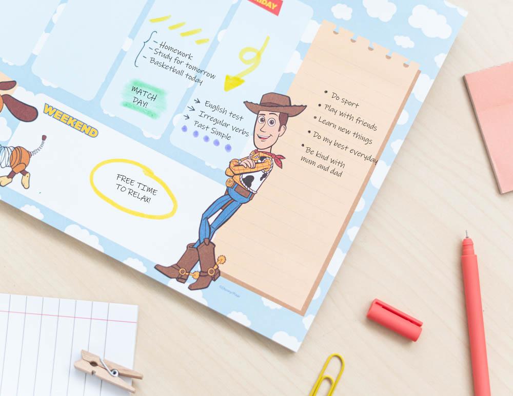 TOY STORY - Weekly Planner - A4 Bloc Note : ShopForGeek.com: Notebook ...