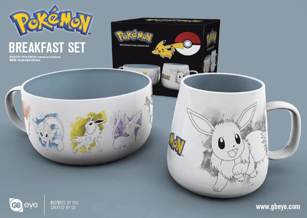 POKEMON - Breakfast Set - Bowl & mug - Eevee : ShopForGeek.com: Kitchen ...