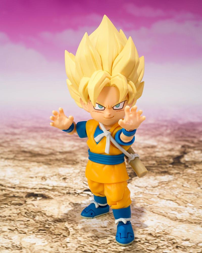 DRAGON BALL DAIMA - Super Saiyan Mini Son Goku -Fig. S.H. Figuarts 7cm ...
