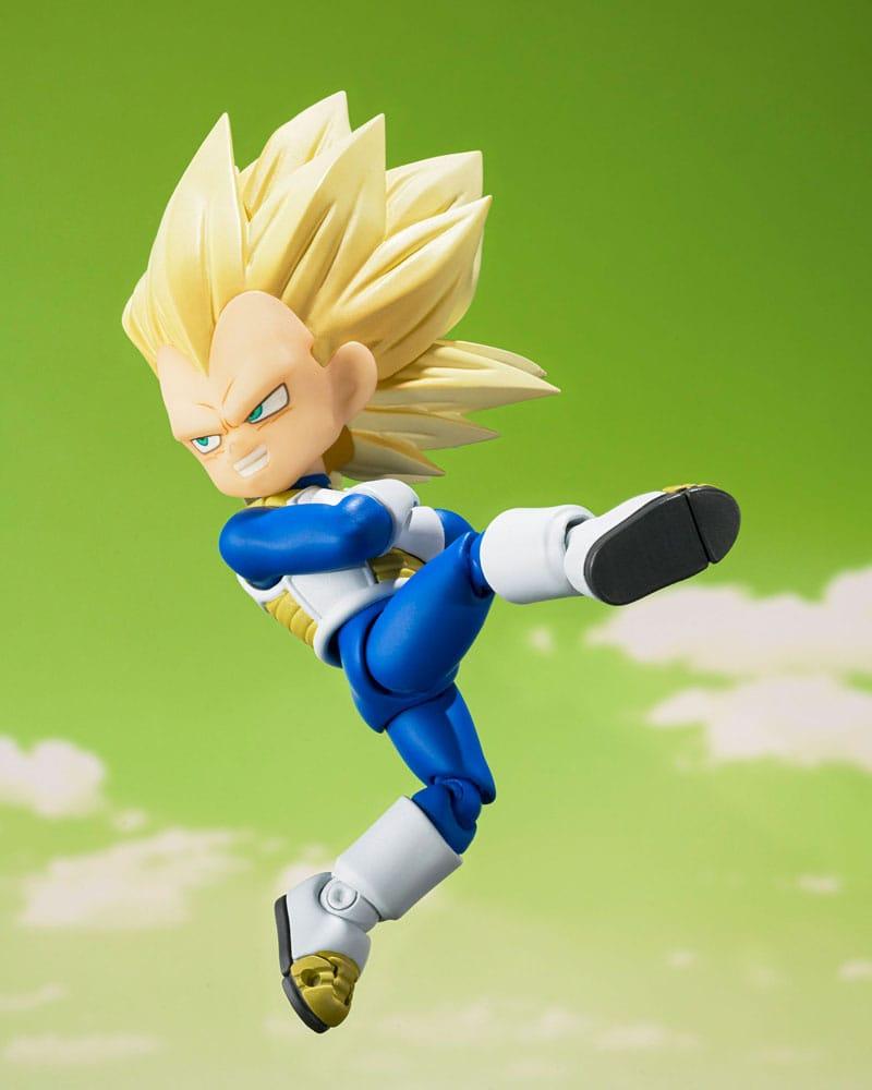 DRAGON BALL DAIMA - Super Saiyan 3 Mini Vegeta -Fig. S.H. Figuarts 8cm ...