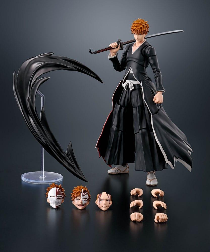 BLEACH - Ichigo Kurosaki "Getsugatensho" - Figure S.H. Figuarts 16cm : ShopForGeek.com: Figurine ...