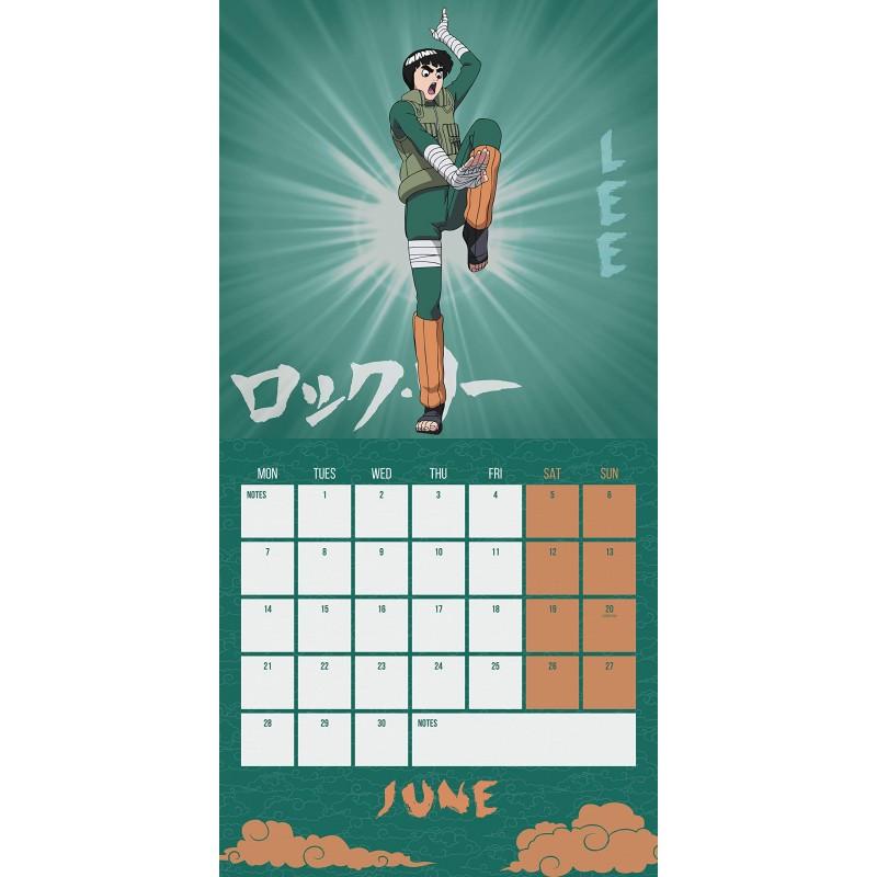 NARUTO - Calendar 2021 '30x30cm' : ShopForGeek.com: Calendar Naruto
