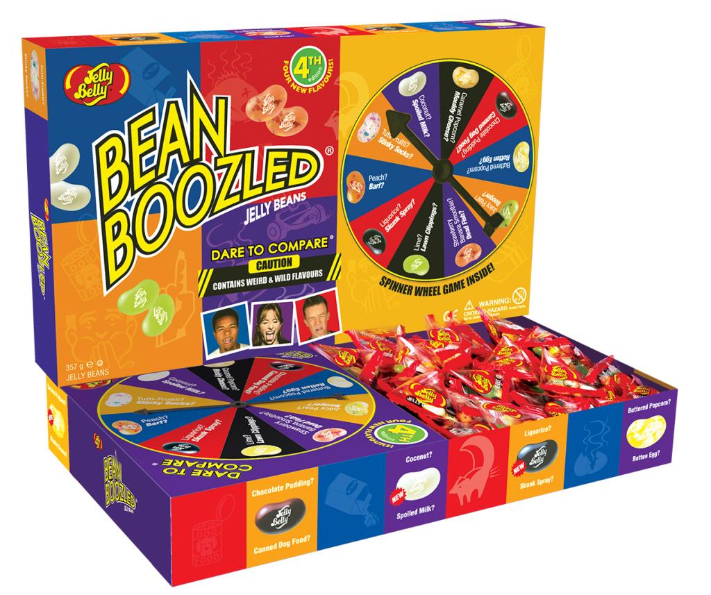 BEANBOOZLED (Candy) - Jelly Belly - JUMBO Spinner Box 357g ...