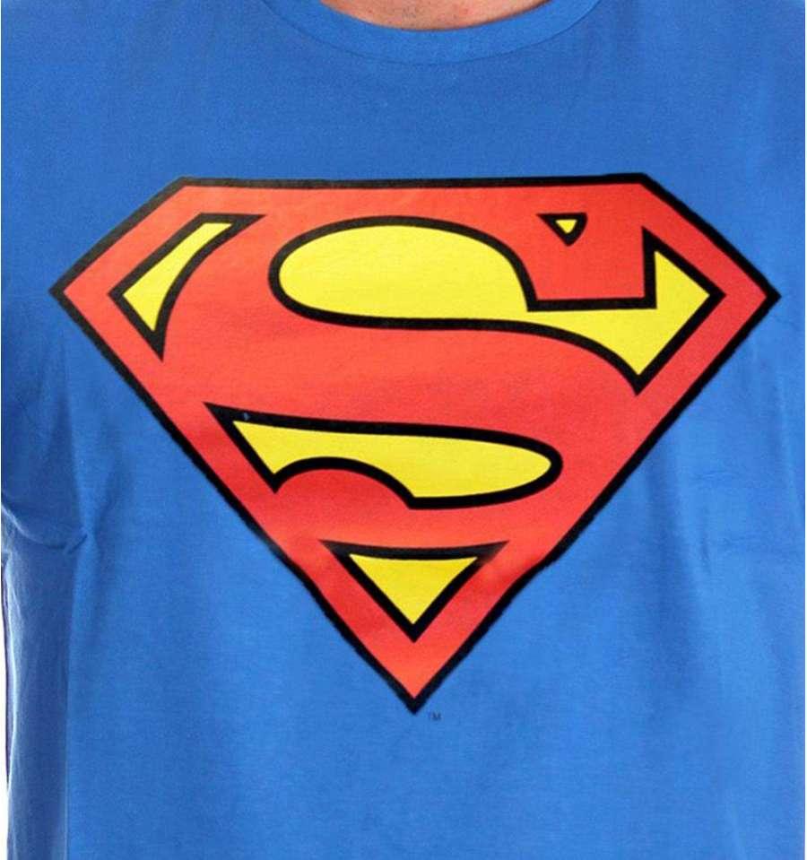 SUPERMAN - T-Shirt Blue Classic Logo (XXL) : ShopForGeek.com: T-Shirt ...
