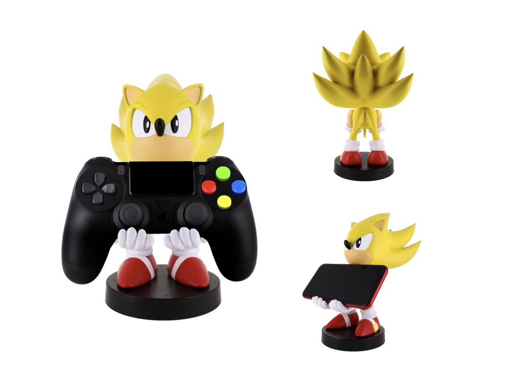 SONIC - Super Sonic - Support Manette & Portable - 20cm : ShopForGeek ...