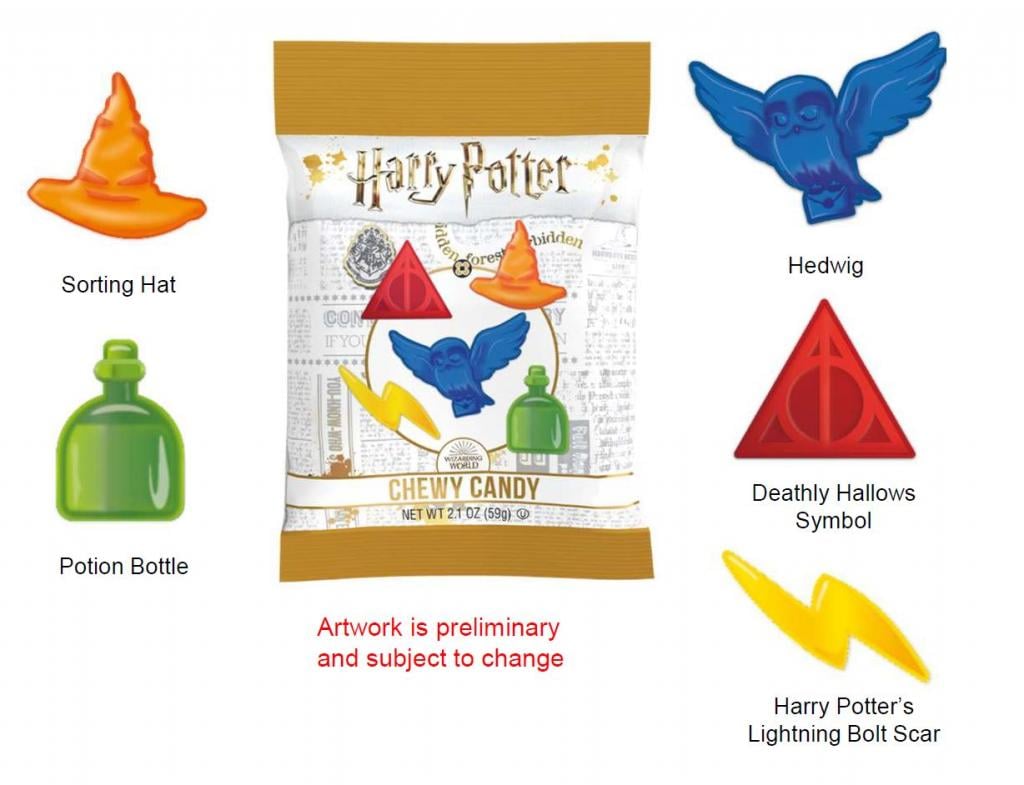 HARRY POTTER (Candy) - Chewy Candy 59g (Box of 24) : ShopForGeek.com ...