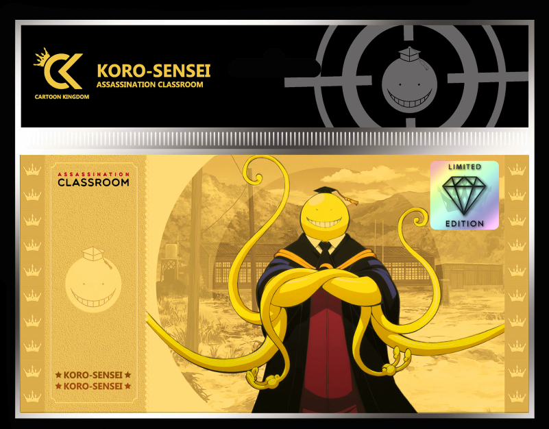 ASSASSINATION CLASSROOM - Koro-Sensei - Golden Ticket Edition Limité : ShopForGeek.com: Object ...
