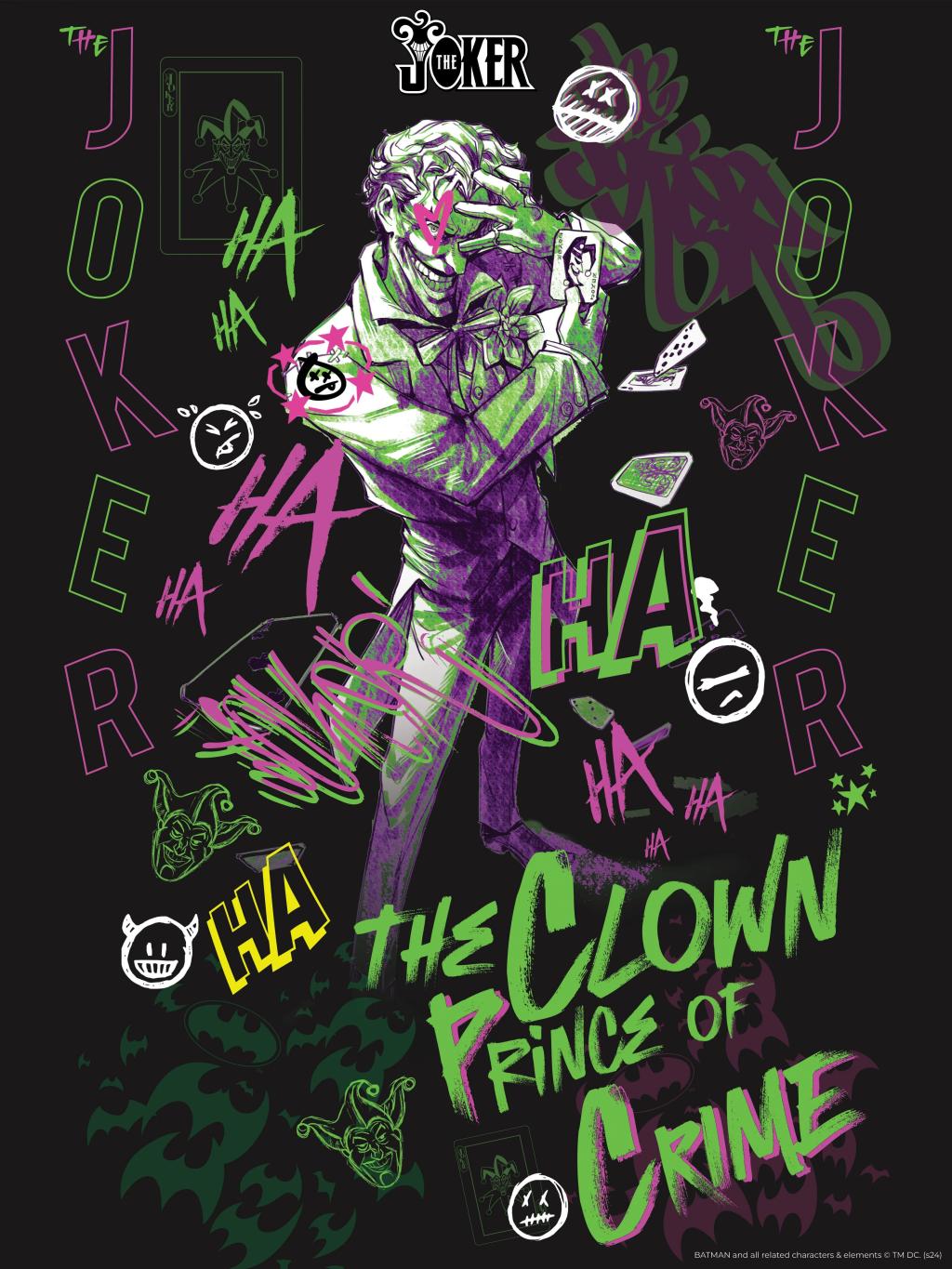 BATMAN - The Clown prince of crime - Golden Poster 30x40cm ...