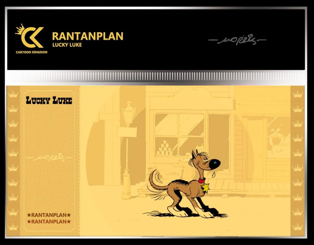 LUCKY LUKE - Rantanplan - Golden Ticket : ShopForGeek.com: Collector's ...