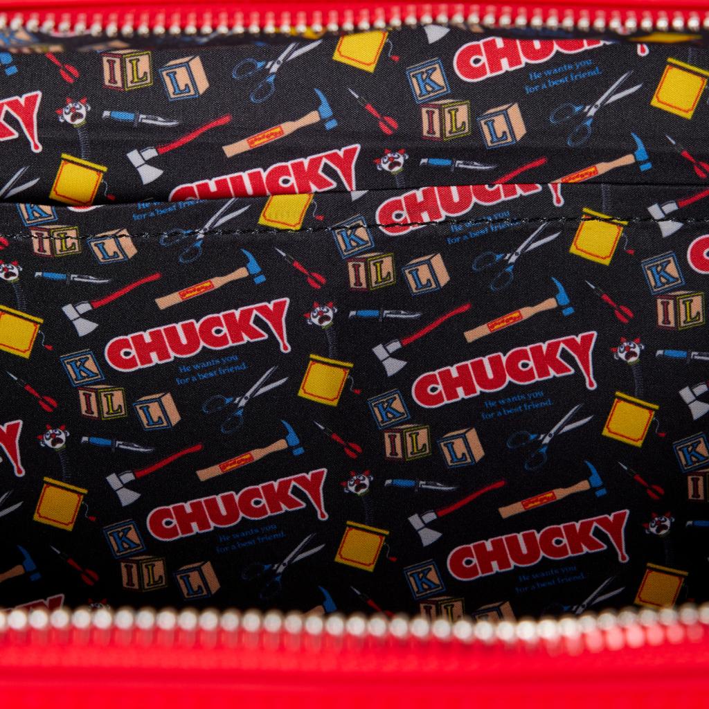 CHUCKY - Crossbody bag Loungefly : ShopForGeek.com: Bag Loungefly Horror