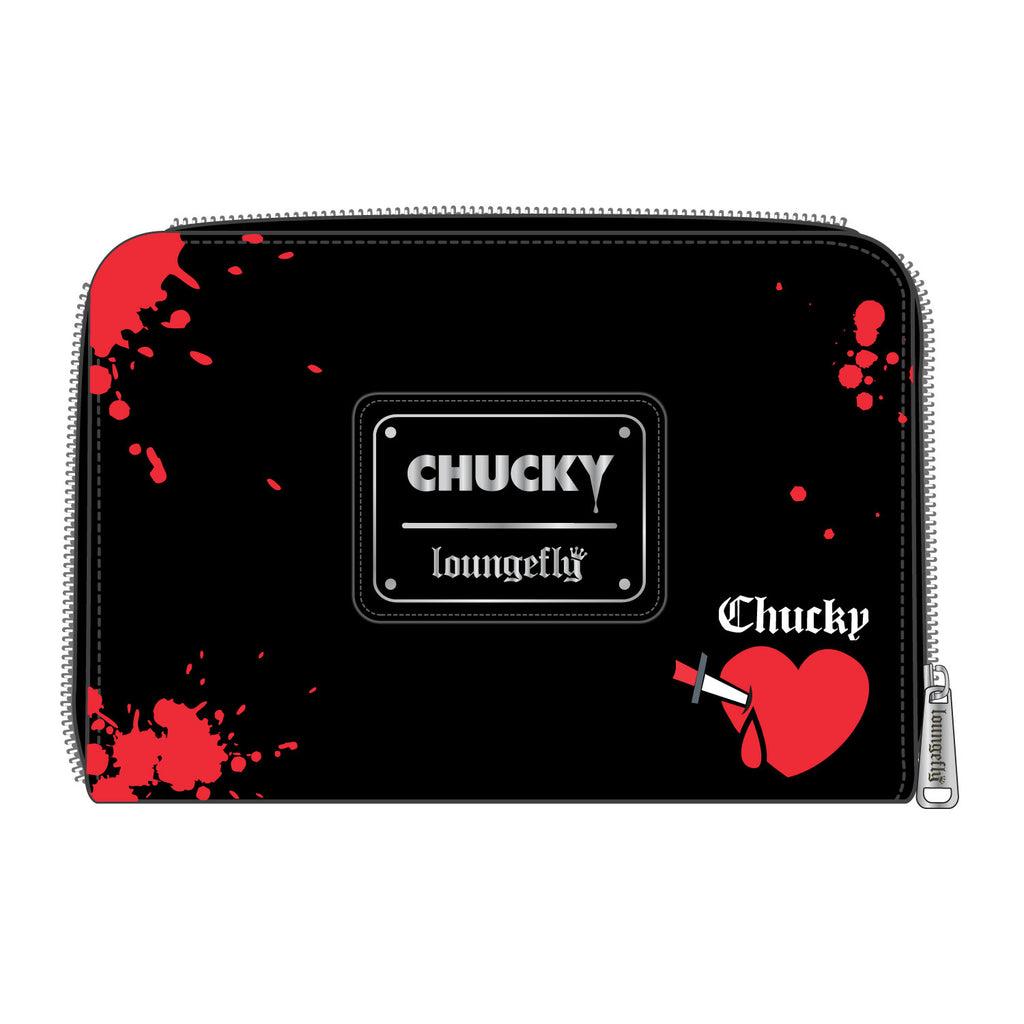 CHUCKY - La fiancée de Chucky - Portefeuille LoungeFly "Happy couple ...