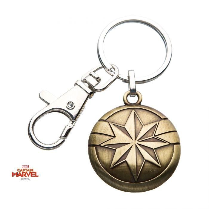 MARVEL - Captain Marvel - Metal Keychain : ShopForGeek.com: Keyring S1 ...