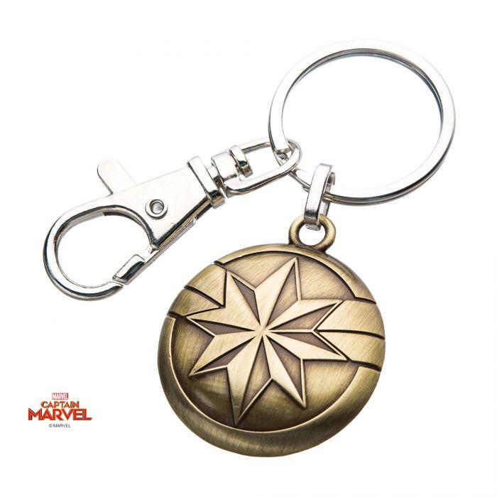 MARVEL - Captain Marvel - Metal Keychain : ShopForGeek.com: Keyring S1 ...