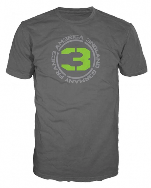 BEMS | CALL OF DUTY MW3 - T-Shirt Charcoal - COUNTRIES 3 (L)