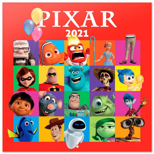 PIXAR - Movies - Calendar 2021 '30x30cm' : ShopForGeek.com: Calendar DISNEY
