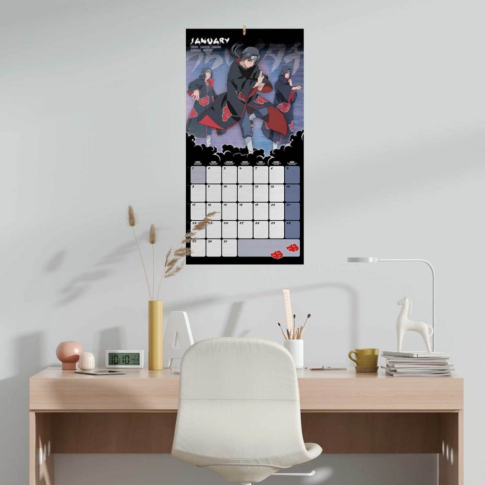 NARUTO SHIPPUDEN - Wall Calendar 2024 : ShopForGeek.com: Calendar Grupo ...