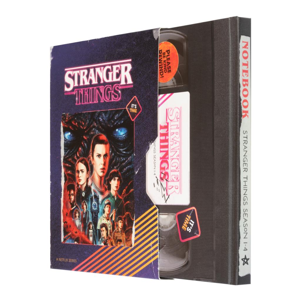 STRANGER THINGS - A5 Premium VHS Notebook : ShopForGeek.com: Stationery ...
