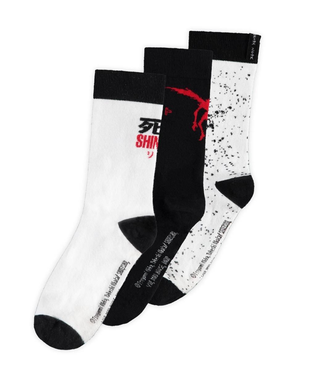 DEATH NOTE - Ryuk Splash - Socks 3 Pack (T39-42) : ShopForGeek.com ...