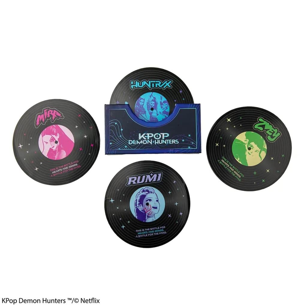 KPOP DEMON HUNTER - Hunter and Demon album - 4 Coasters lot ...