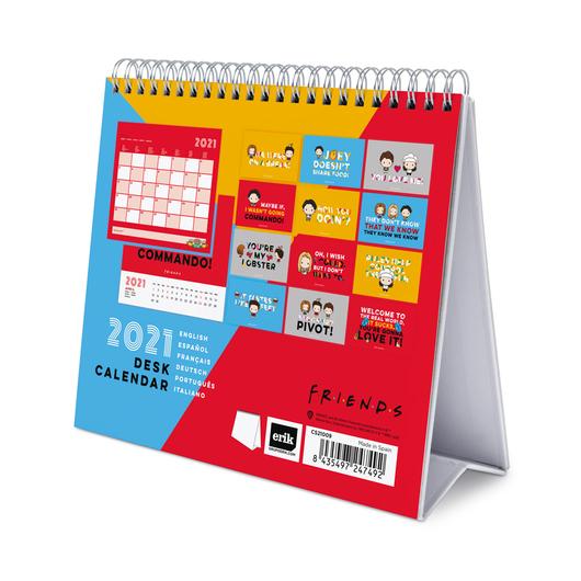 FRIENDS - Desk Calendar 2021 '17x20cm' : ShopForGeek.com: Calendario Amigos
