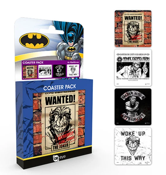 DC COMICS - Official Coaster Pack - Joker : ShopForGeek.com: Coaster GB ...