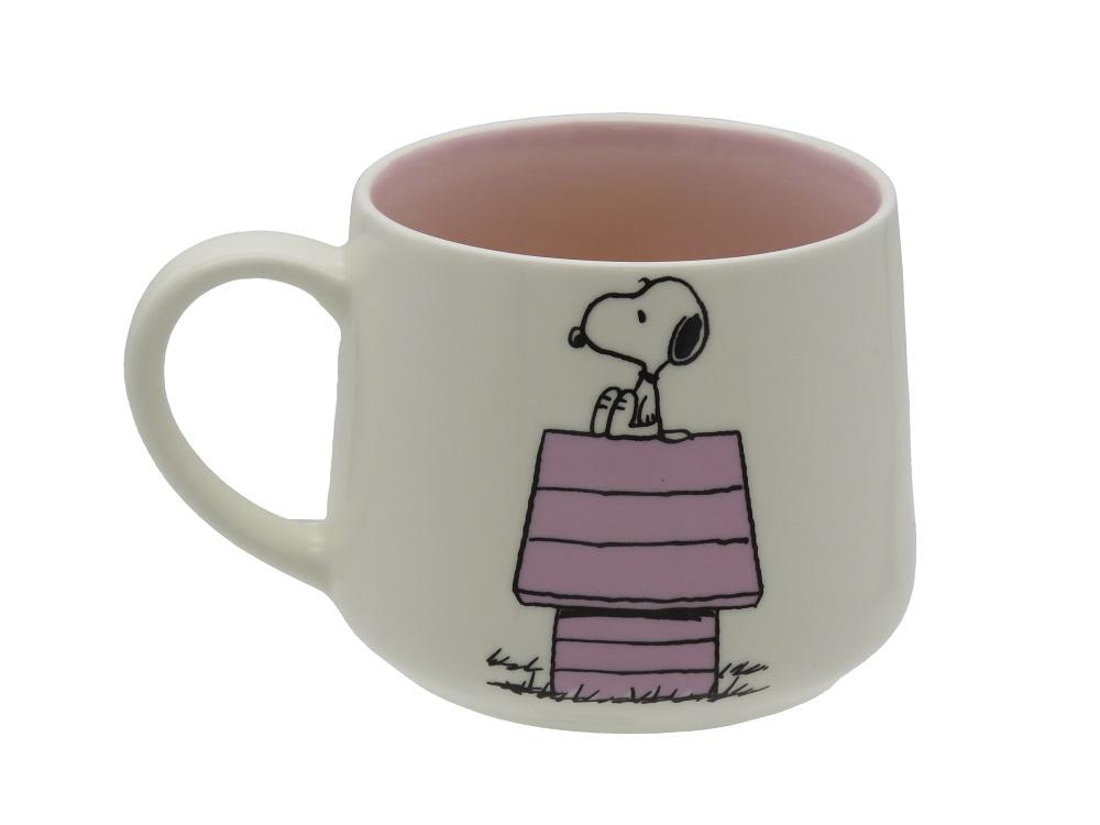 SNOOPY - Pink Rose -3D Interior Figure Mug - 320ml : ShopForGeek.com ...