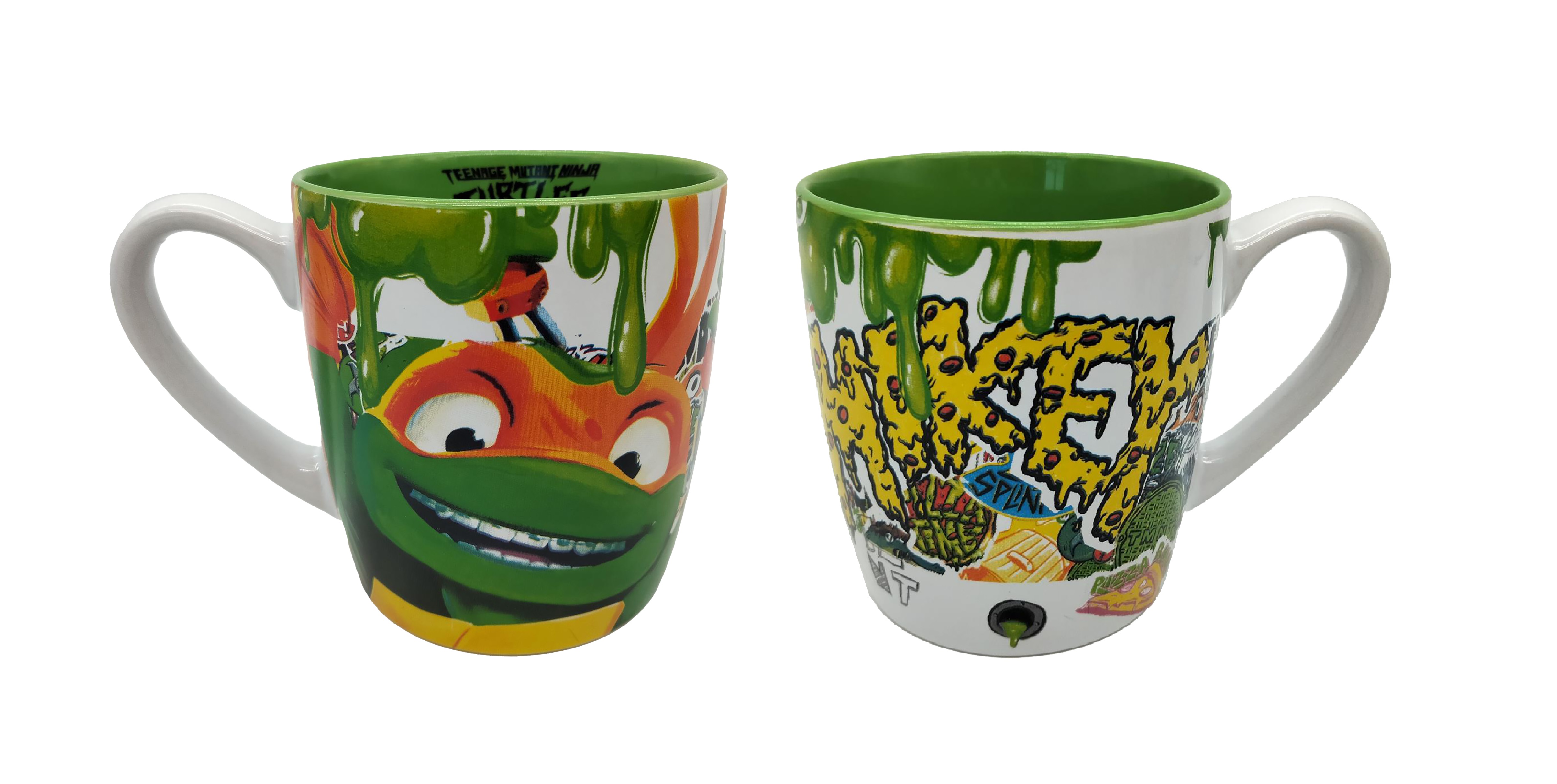 TMNT - Michelangelo - Inner Colored Mug - 330ml : ShopForGeek.com: Mug ...