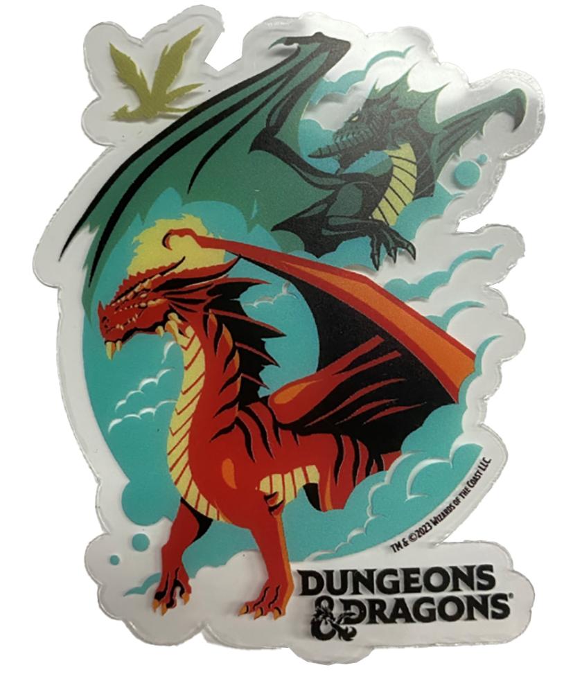 DUNGEONS & DRAGONS - 4 Stickers Pack - 9x9cm : ShopForGeek.com ...