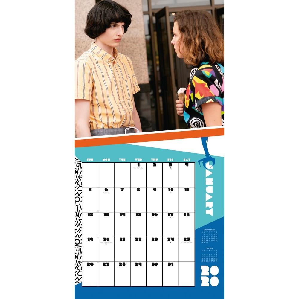 STRANGER THINGS - Calendar 2020 - 30x30 : ShopForGeek.com: Kalender ...