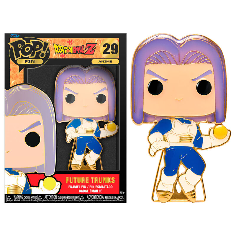 DRAGON BALL Z - Pop Large Enamel Pin N° 29 - Future Trunks ...