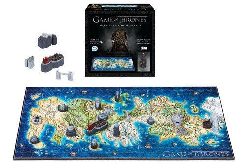 GAME OF THRONES - 3D Puzzle - Westeros Map 350 Pces : ShopForGeek.com ...