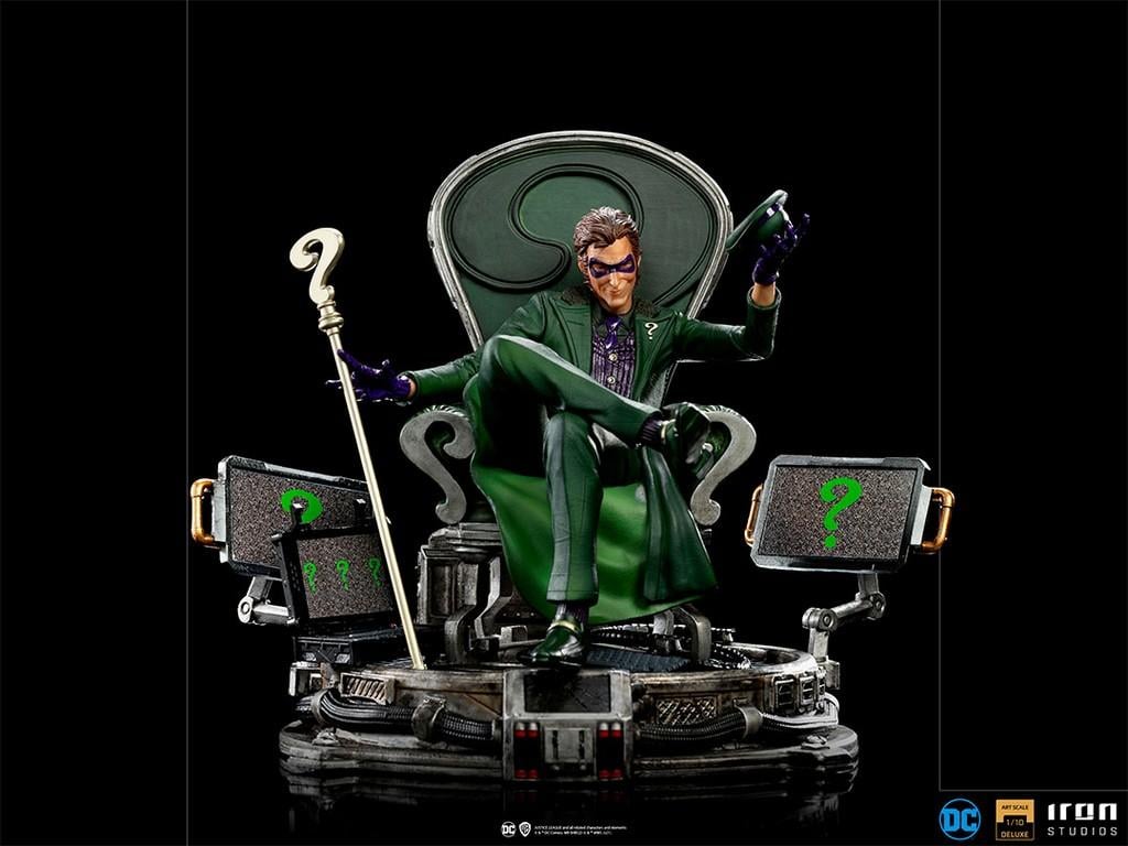 DC COMICS - Riddler Deluxe - Statuette 1/10 Art Scale - 19cm ...