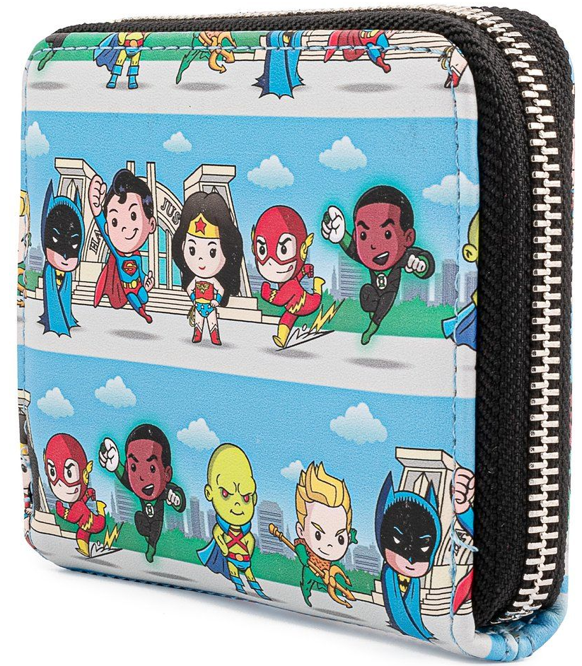 DC COMICS - Chibi Superheroes - Wallet LoungeFly '13x10' : ShopForGeek ...