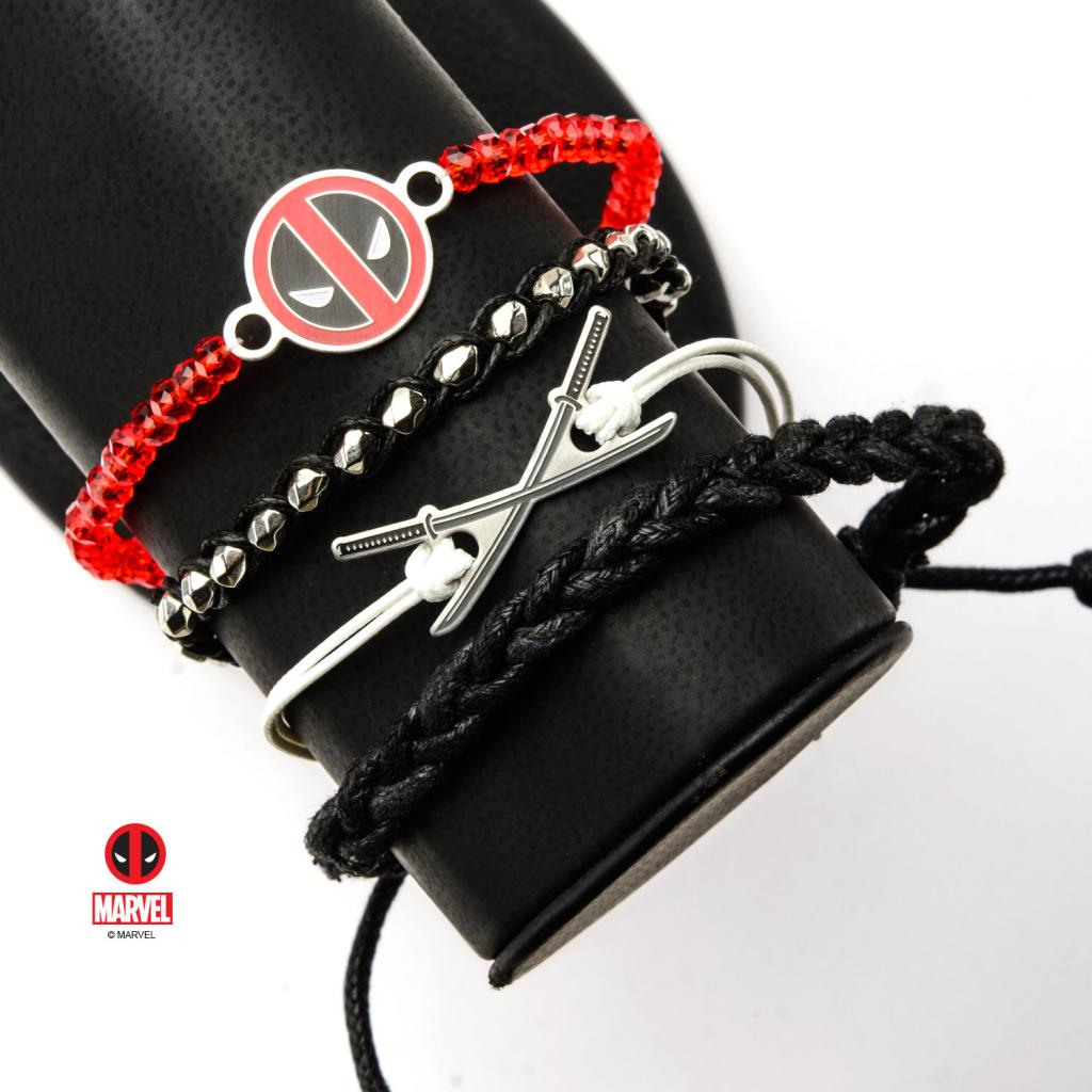 MARVEL - Deadpool Arm Party Bracelet Set : ShopForGeek.com: Joyería S1 ...