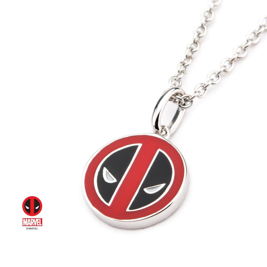 MARVEL - Sterling Silver Deadpool Face Pendant with Chain : ShopForGeek ...
