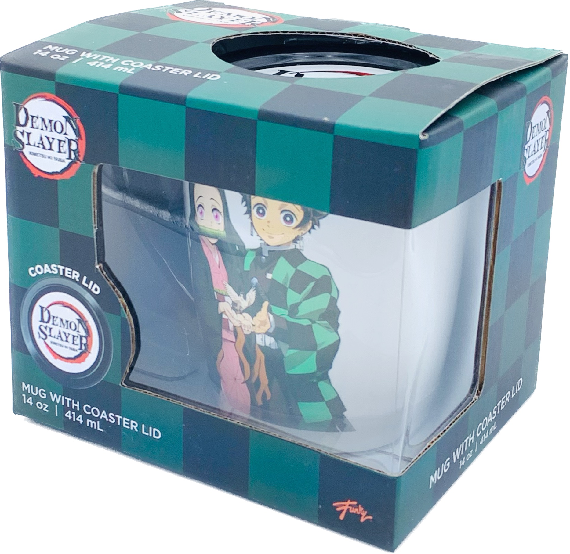 DEMON SLAYER - Tanjiro & Nezuko - Mug avec couvercle 414mL ...