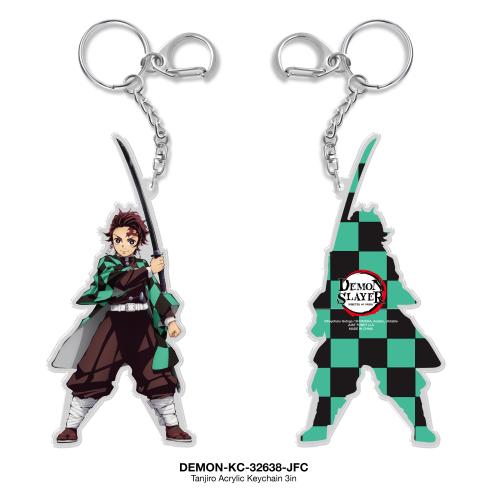 DEMON SLAYER - Assortiment of 10 keychains 5cm - 5 different figures ...