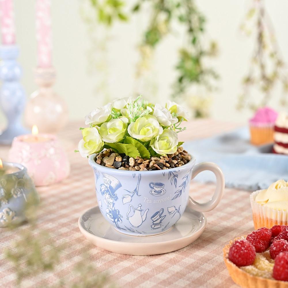 ALICE IN WONDERLAND - Teacup Planter with Faux Plant : ShopForGeek.com ...