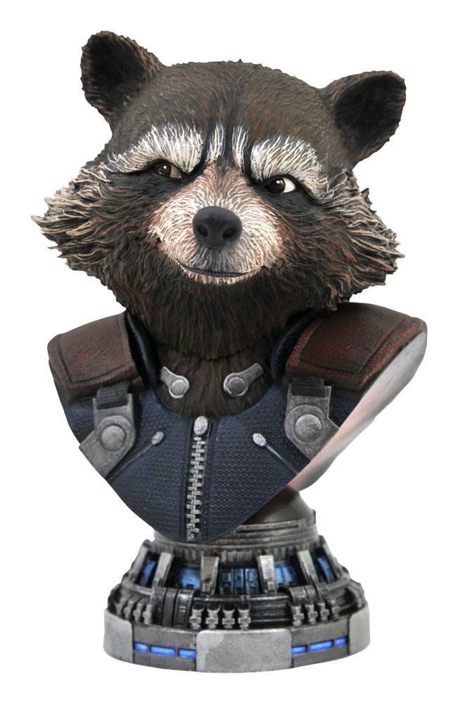 AVENGERS ENDGAME - Rocket Raccoon - Bust Legends in 3D 1/2 20cm ...