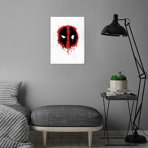 DEADPOOL MERC - Magnetic Metal Poster 45x32 - Spray Tag : ShopForGeek ...