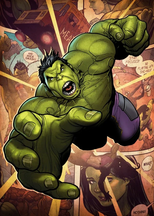 MARVEL ALL NEW - Magnetic Metal Poster 15x10 - Hulk (S) : ShopForGeek ...