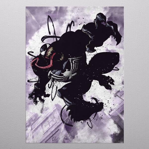 MARVEL - Dark Edition - Magnetic Metal Poster 31x21 - Venom ...